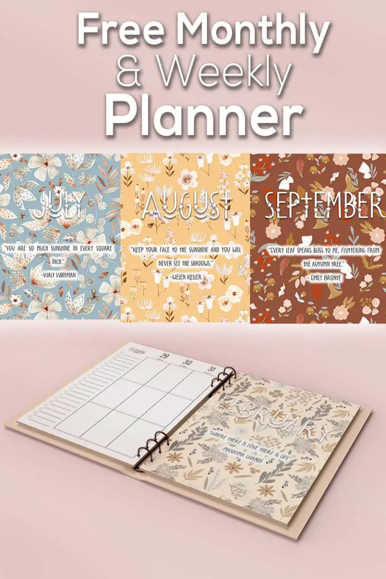 How To Make Your Own Planner At Home – Frugal Fitz Designs